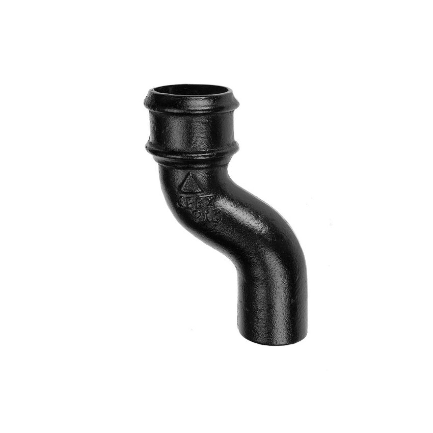 Alumasc Apex Heritage Cast Iron Circular 100mm Pipe with 112.5 degree ...