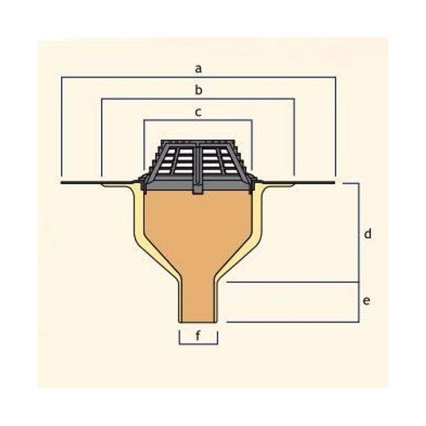 Harmer Roof Insulated Vertical Spigot Outlet