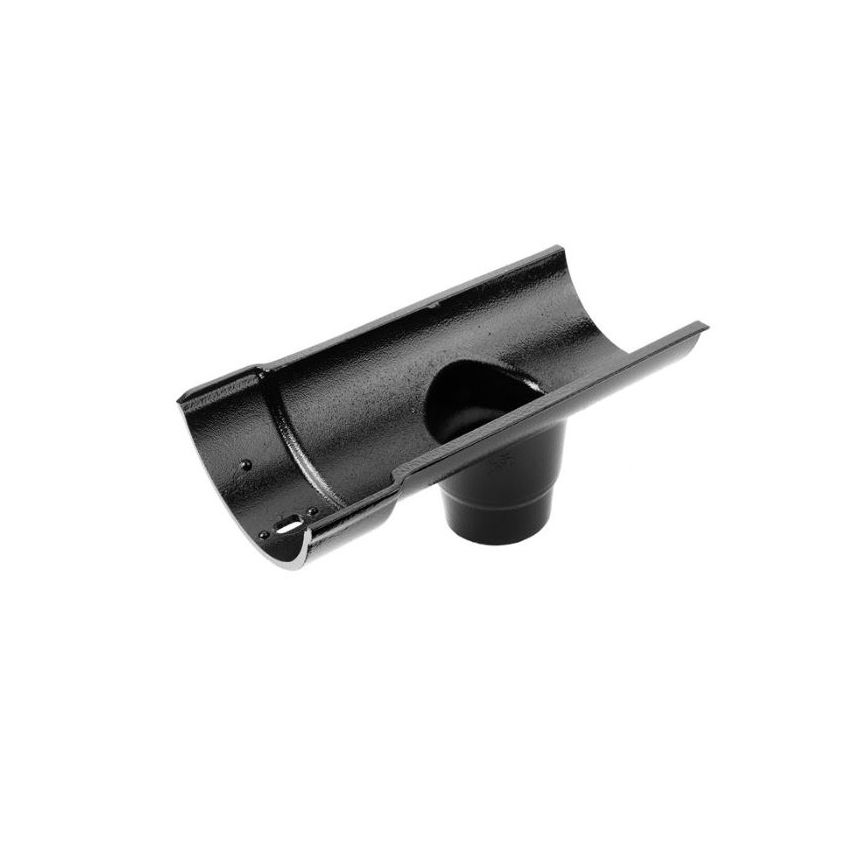 Alumasc Heritage Beaded Half Round Cast Aluminium Running Outlet with ...