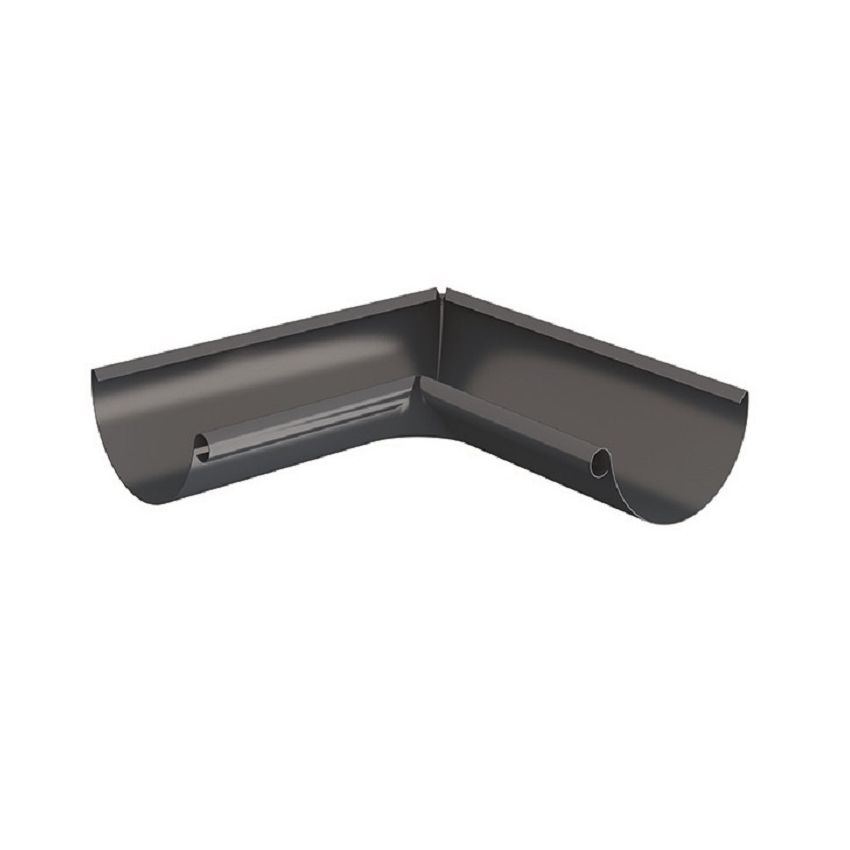 Lindab Steel Half Round Internal Gutter Angle 90 Degrees (RVI)
