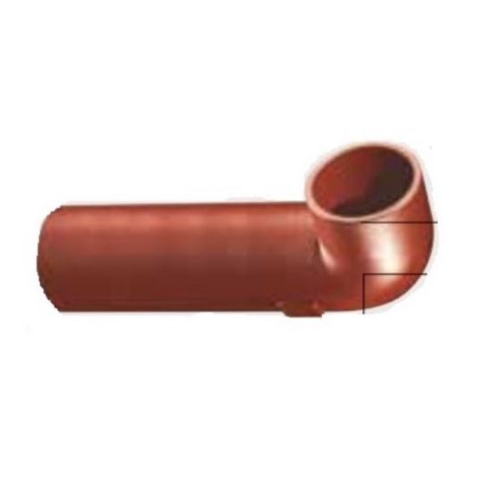 Harmer SML Cast Iron Soil & Waste 88 degree Bend with Long tail
