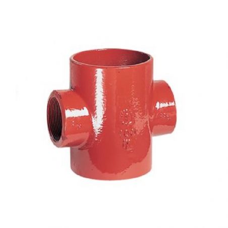 Harmer SML Cast Iron Soil & Waste 88 degree Double Boss Pipe