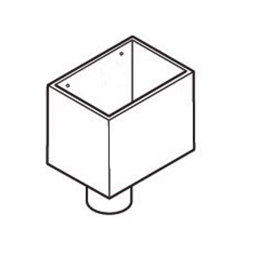 Alumasc Flushjoint Rectangular Extruded Aluminium Rectangular Hopper