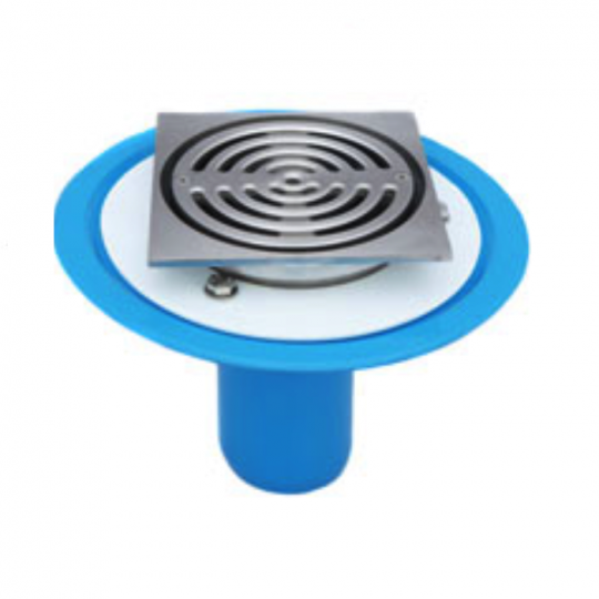 Caroflow 75mm Vertical Spigot Untrapped Floor Drain Body