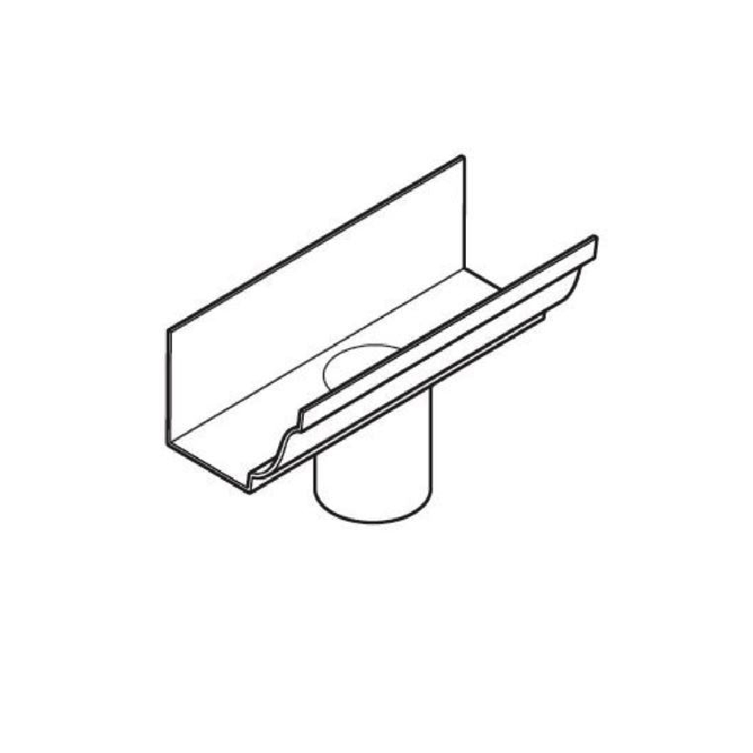 Alumasc AX Moulded Extruded Aluminium Running Outlet