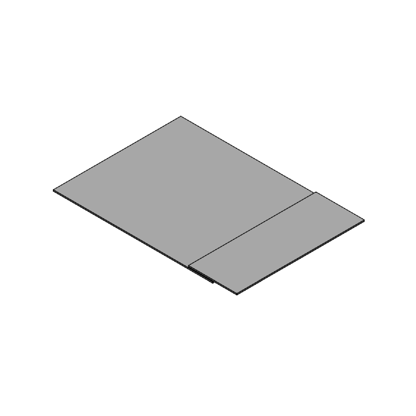 Skyline Aluminium Soffit Profile x 3 metre length