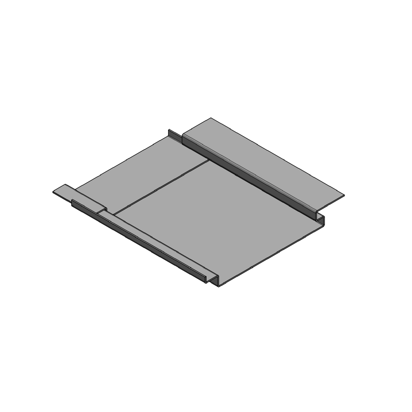 Skyline Aluminium Soffit Profile x 3 metre length With 7 Bends