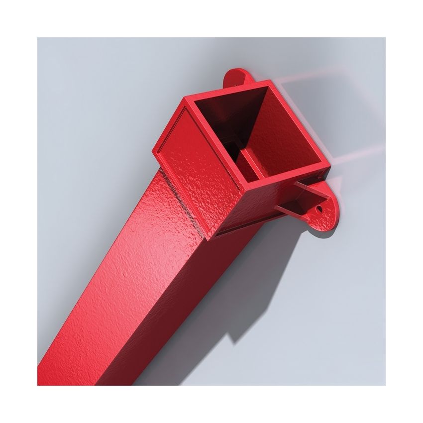 Alumasc Heritage Square Cast Aluminium Downpipe Eared