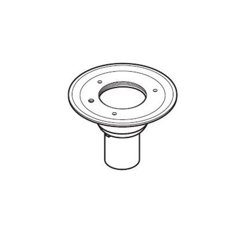 Harmer Cast Iron Shallow Sump Vertical Drain Body with SPIGOT Connection