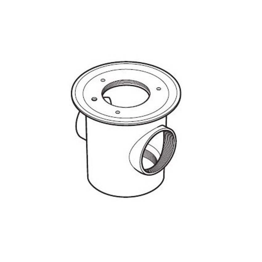 Harmer Cast Iron Deep Sump Vertical Drain Body with BSP Connection