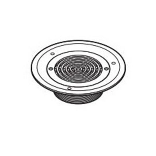 Harmer Cast Iron 200mm Circular Bezels - Concentric Ring Grate For Vinyl
