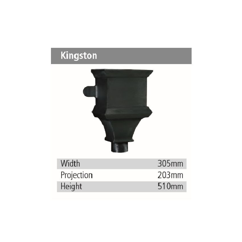 Aluminium Kingston Rainwater Cast Hopper Head