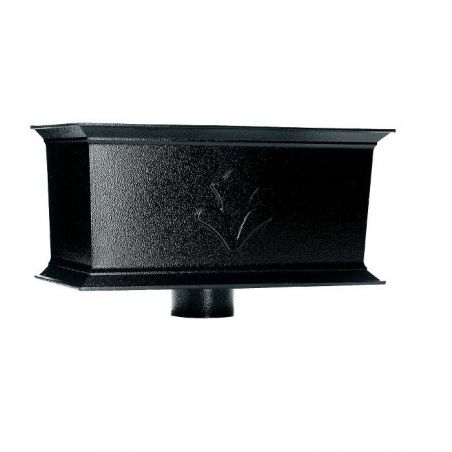 Aluminium Motif Rectangular Cast Rainwater Head/ Hopper