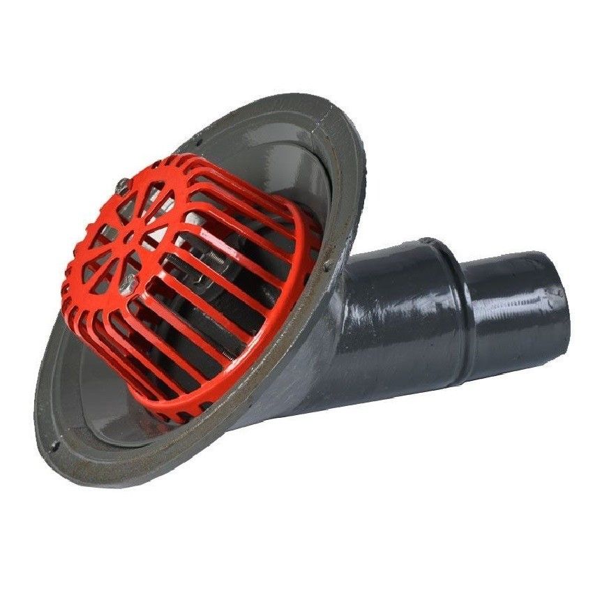 ACO HP 45 Degree Spigot Aluminium Roof Outlet