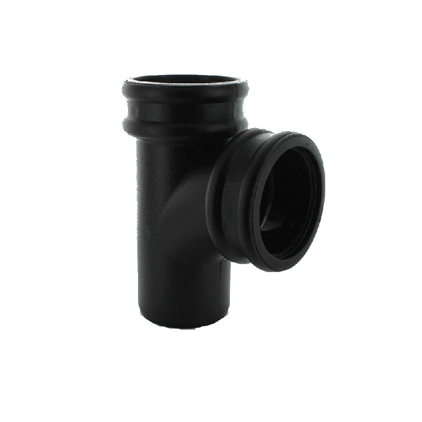 Hunter Foundry Finish 110mm Circular Pipe Branch 92.5 degrees (CBS334)