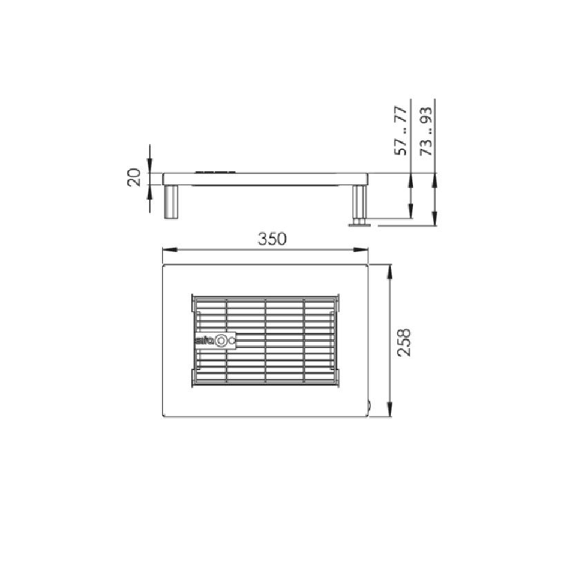 Sita Turbo Parapet Roof Outlet Terrace Kit