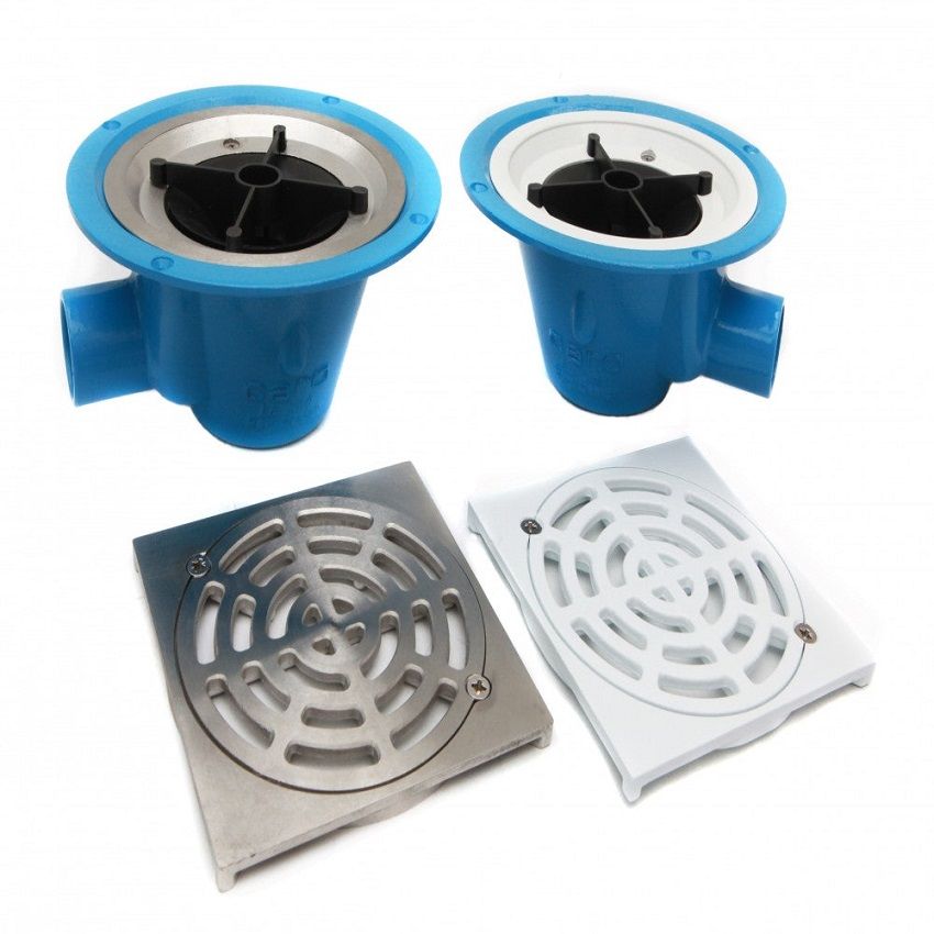 Caroflow LoLine Shower Outlet for Tiled Flooring