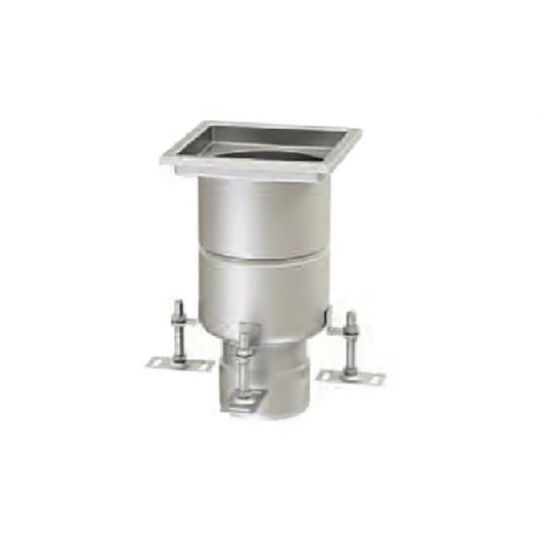 ACO Hygienic Stainless Steel Gully 157 - Fixed Height Vertical Outlet Body For Increased Silt Basket