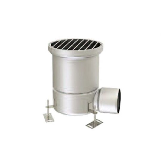 ACO Hygienic Stainless Steel Gully 200 - Fixed Height Horizontal Outlet ...