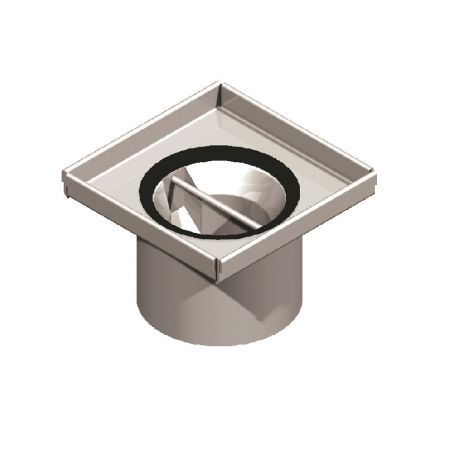 ACO Hygienic Stainless Steel EG150 2 Part Gully System - Fixed Height ...