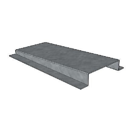 Aluminium Secret Fix Coping Top Hat Strap