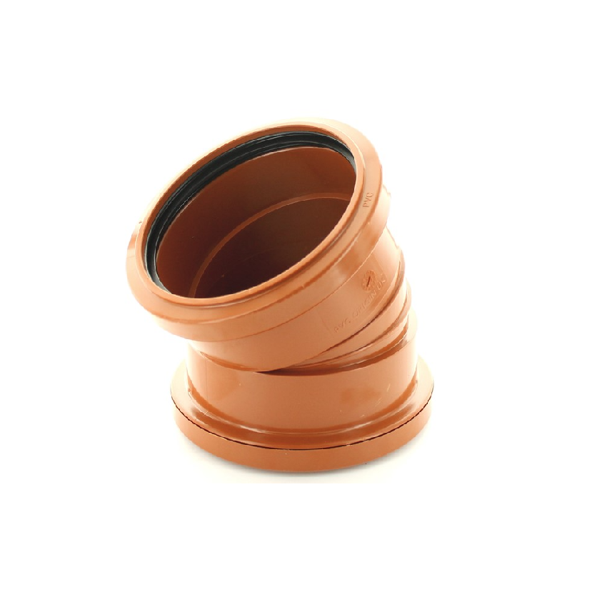 Marley Underground Solid Wall 30 Degree Double Socket Bend