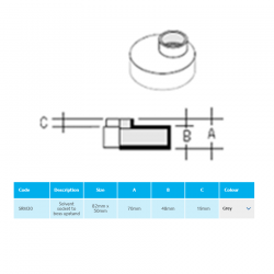 Marley Underground Solid Wall 45 Degree Double Socket Bend