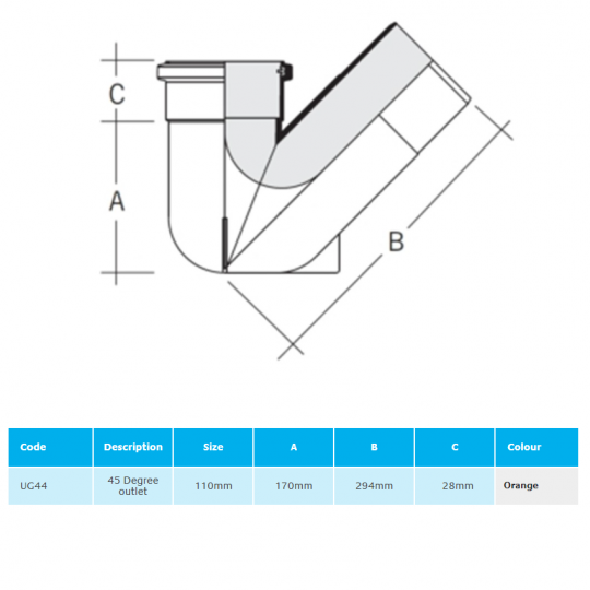 Marley Underground Solid Wall Gully Trap Base