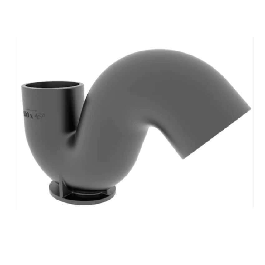 Pam Building Timesaver Cast Iron 45 Degree Plain Gully Trap