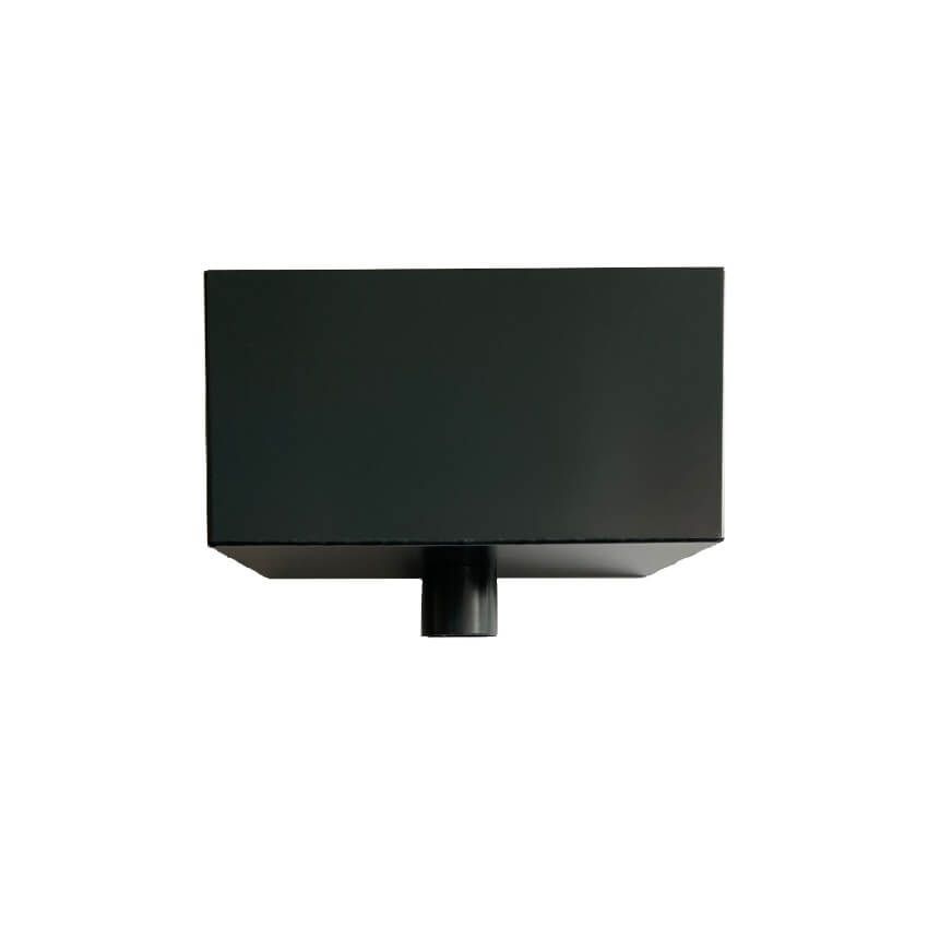 Alumasc Swaged Circular Extruded Aluminium Large Rectangular Hopper