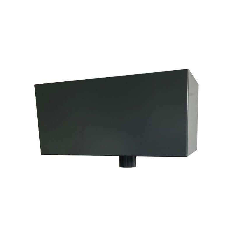 Alumasc Flushjoint Circular Extruded Aluminium Extended Rectangular Hopper