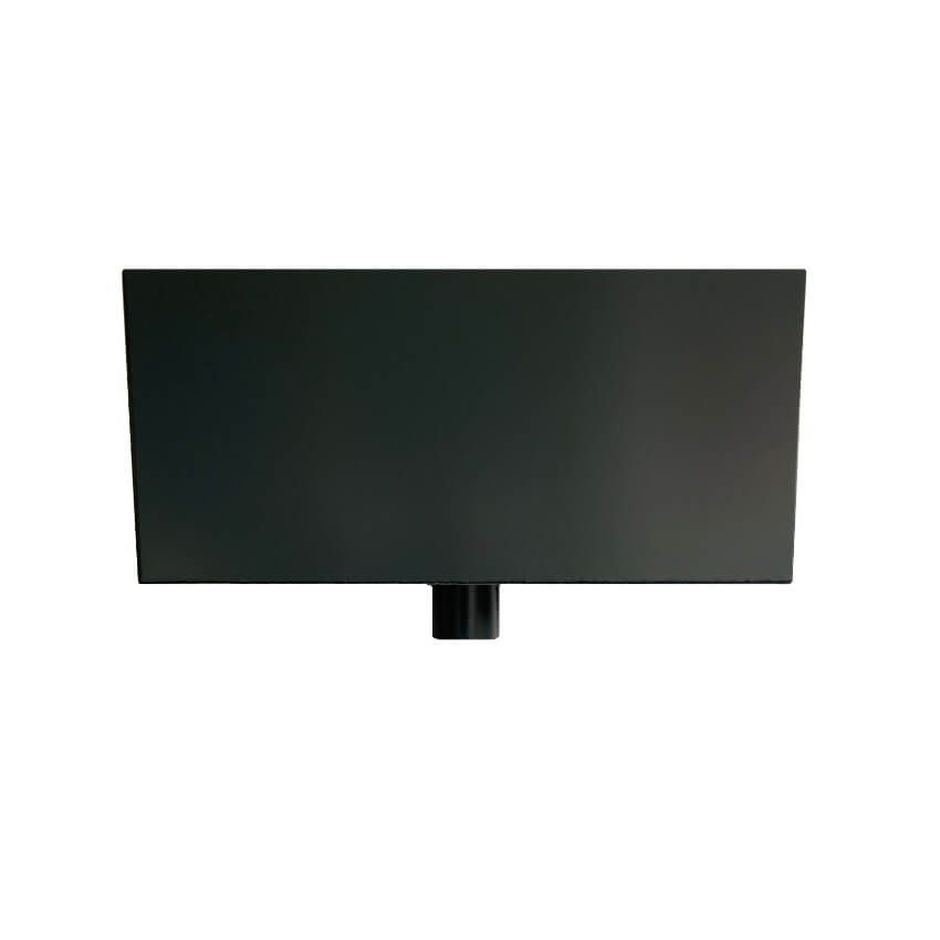 Alumasc Swaged Circular Extruded Aluminium Extended Rectangular Hopper