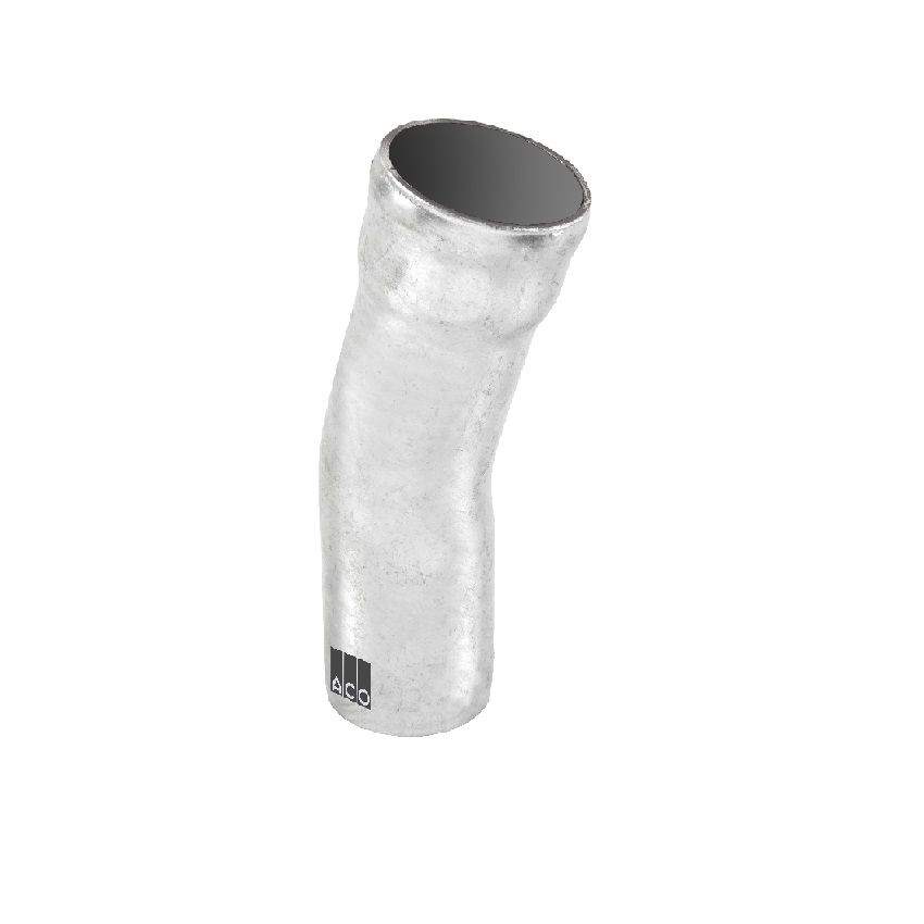 ACO GM-X Galvanised Steel Long Radius Bend 70°