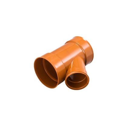 Marley Quantum 225mm 45 Degree Triple Socket Unequal Branch