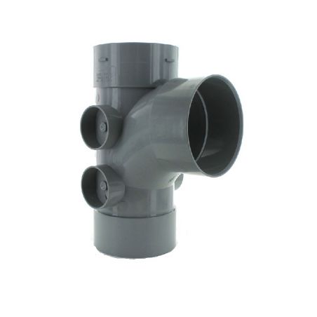 Marley 5 Boss 87.5 Degree Branch With Triple Solvent Sockets