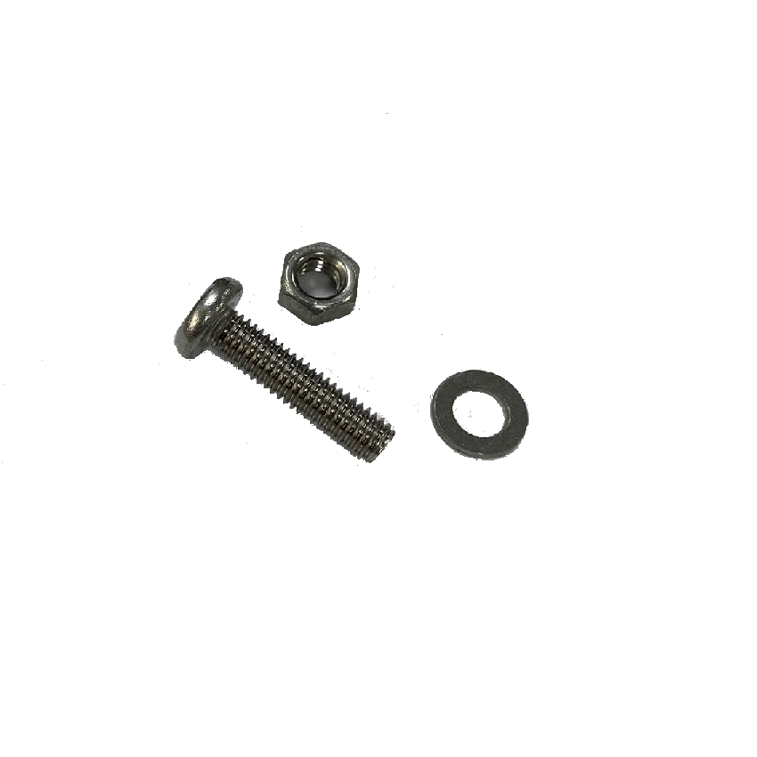Rainguard Stainless Steel M6 Nut, Bolt & Washer 25x5mm