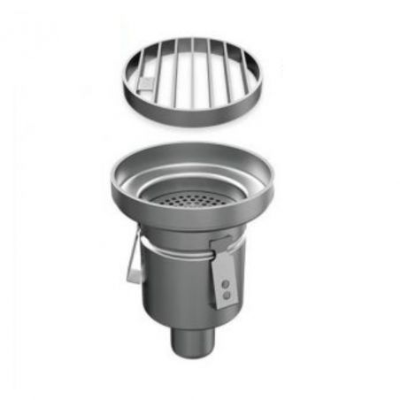 Harmer Stainless Steel Vertical Drain Circular Grate for Vinyl Floors