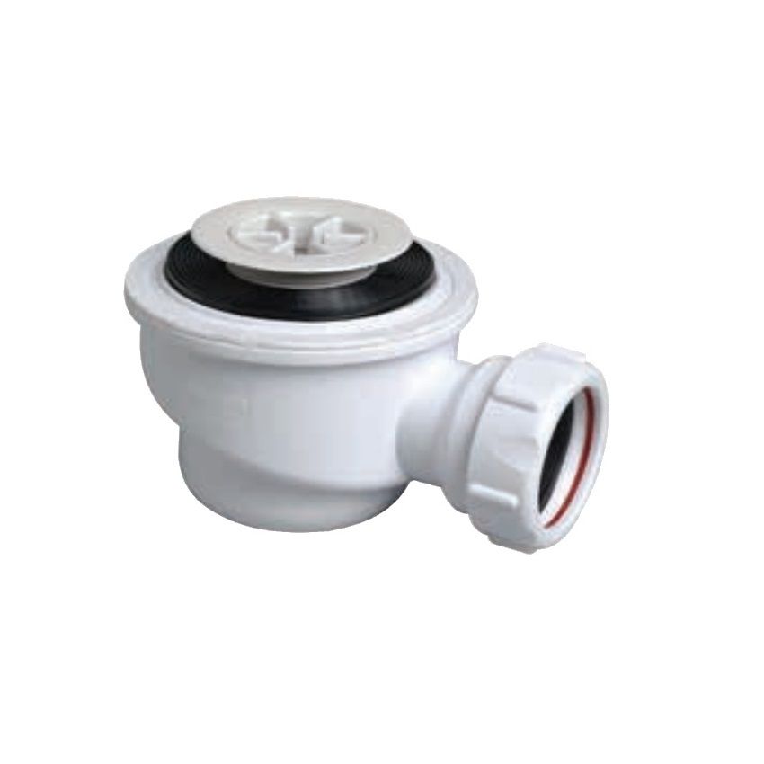 Multikwik White Compact Shower Trap (S5040W)