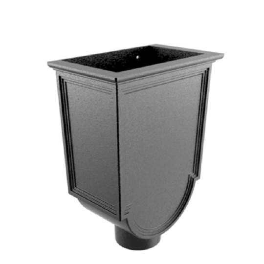 Cast Aluminium H1 Rainwater Hopper Head