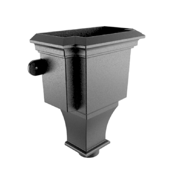 Cast Aluminium H4 Rainwater Hopper Head