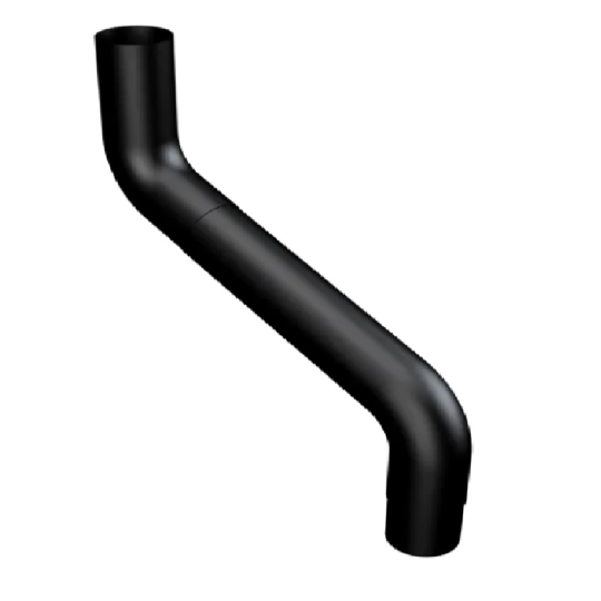 Aluminium Flush Joint Round 112 Degree Adjustable 2 Part Swan Neck