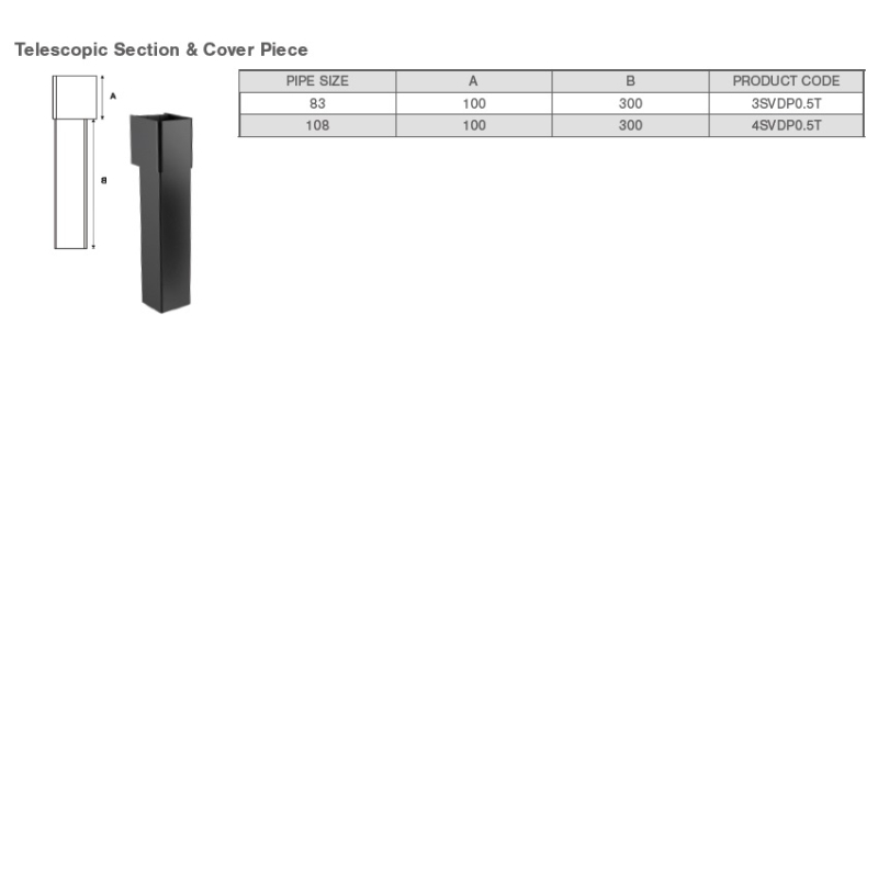 Aluminium Security Round Telescopic Section & Cover Piece